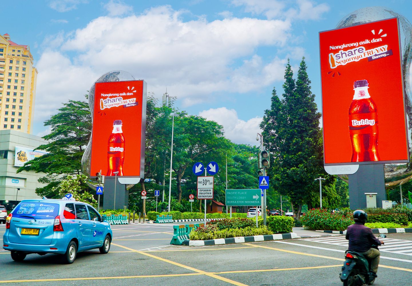 Examples of Electronic Advertising City Vision